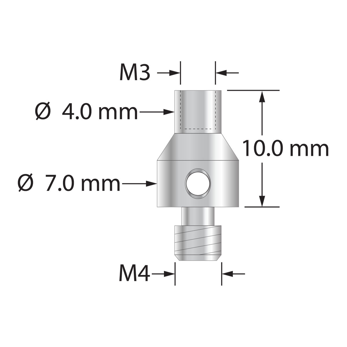 M4 Thread Adapters — Q-Mark Manufacturing Inc